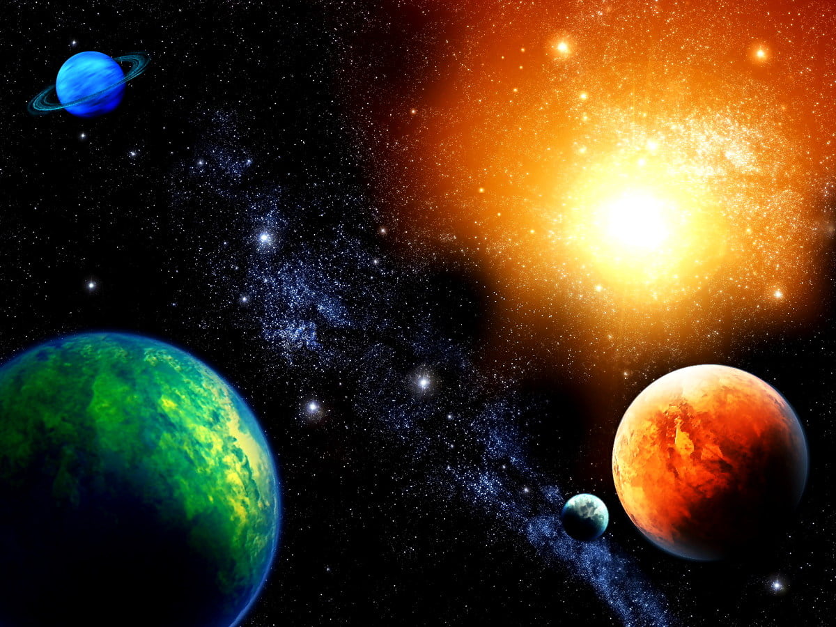 Hintergrundbild Weltraum, Planet, Weltall | Download beste freie ...