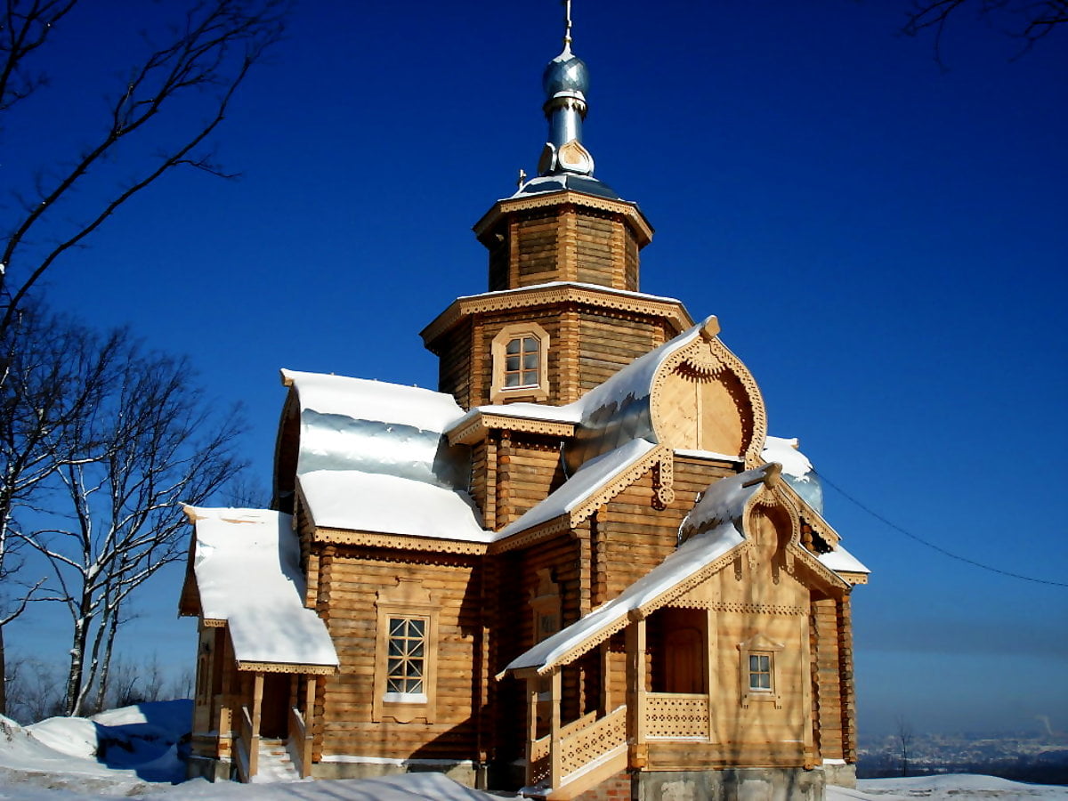 Cooles Hintergrundbild Kirche, Schnee, Architektur | Beste freie ...