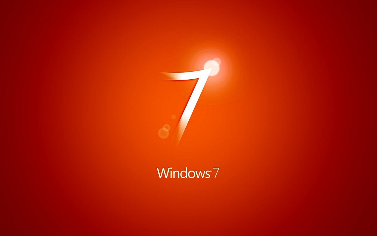 Einfaches Windows 7, Orange, Logo Foto | Beste kostenlose Bilder