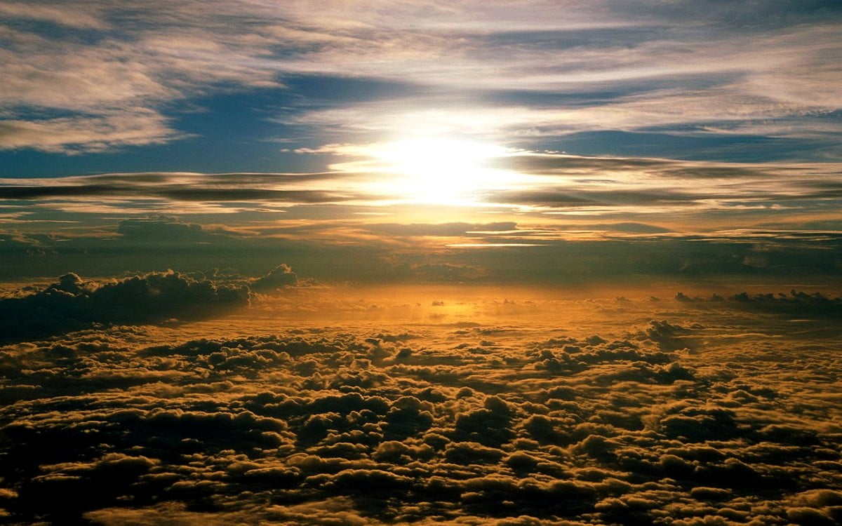 Hübsches Sonnenaufgang, Horizont, Wolken Bild | Download TOP freie Bilder