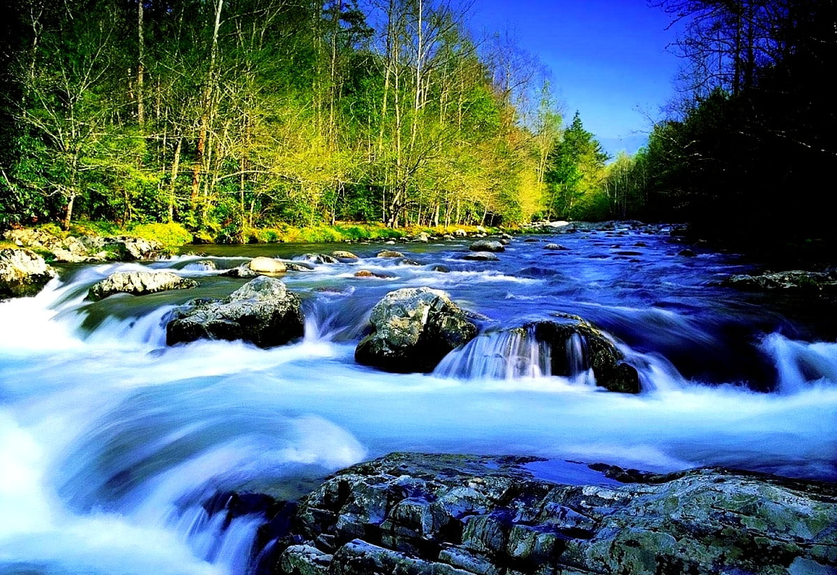 Columbia River Gorge National Scenic Area, Fluss, Wasserfall ...