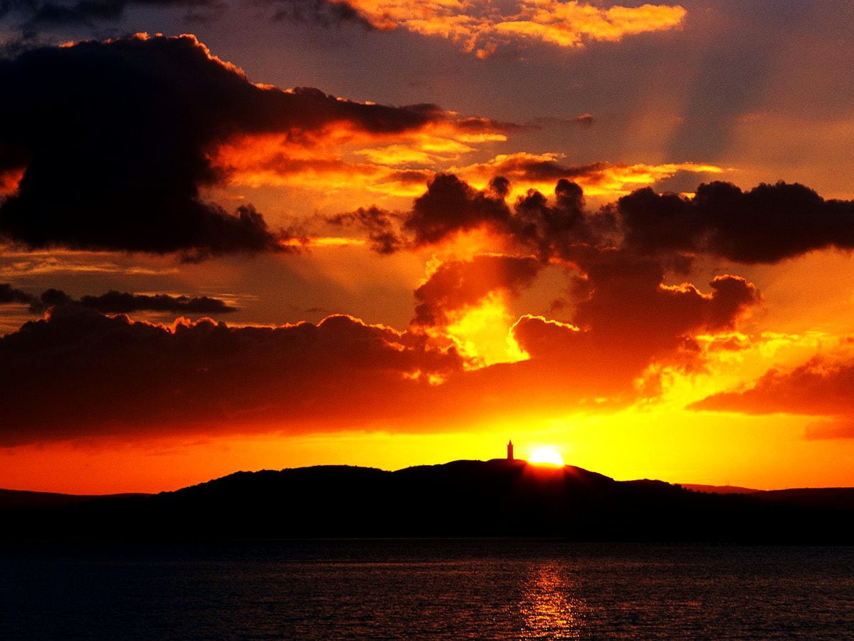 Cooles Sonnenuntergang, Horizont, Natur Wallpaper | Kostenlose TOP ...
