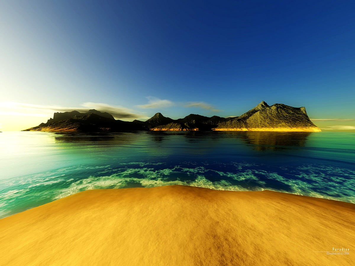 Schönes Natur, Inseln, Wolken Hintergrundbild | Download beste freie ...