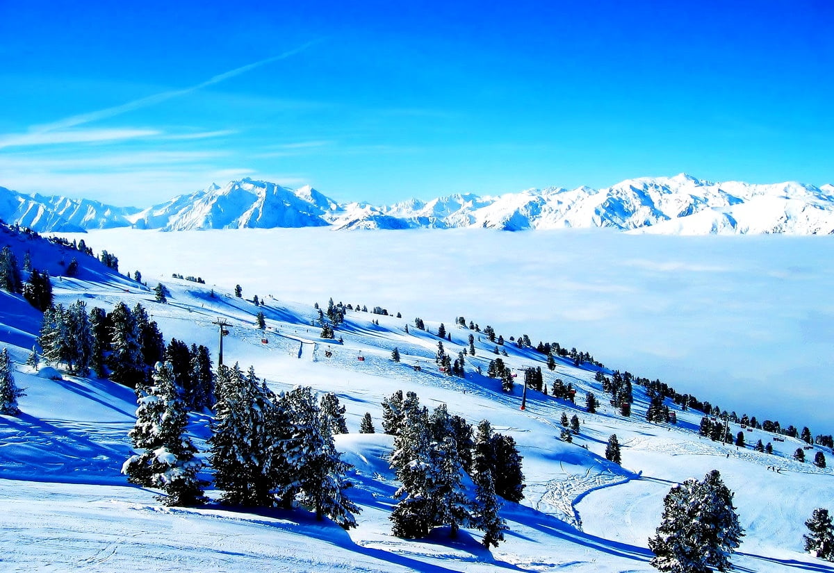 Foto Winter, Schnee, Berge | Beste kostenlose Fotos