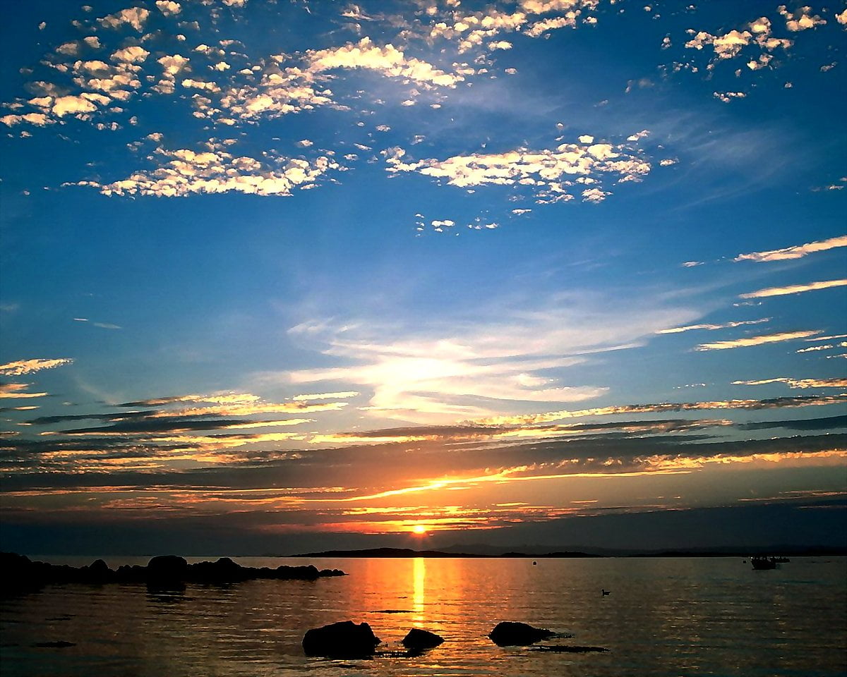 Horizont, Sonnenuntergang, Sonnenaufgang Hintergrundbild | Download TOP ...